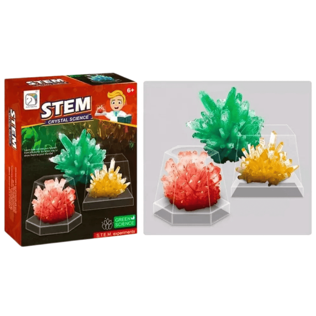Juego de Ciencia Experimentos con Cristales Stem – Martina Baby & Kids